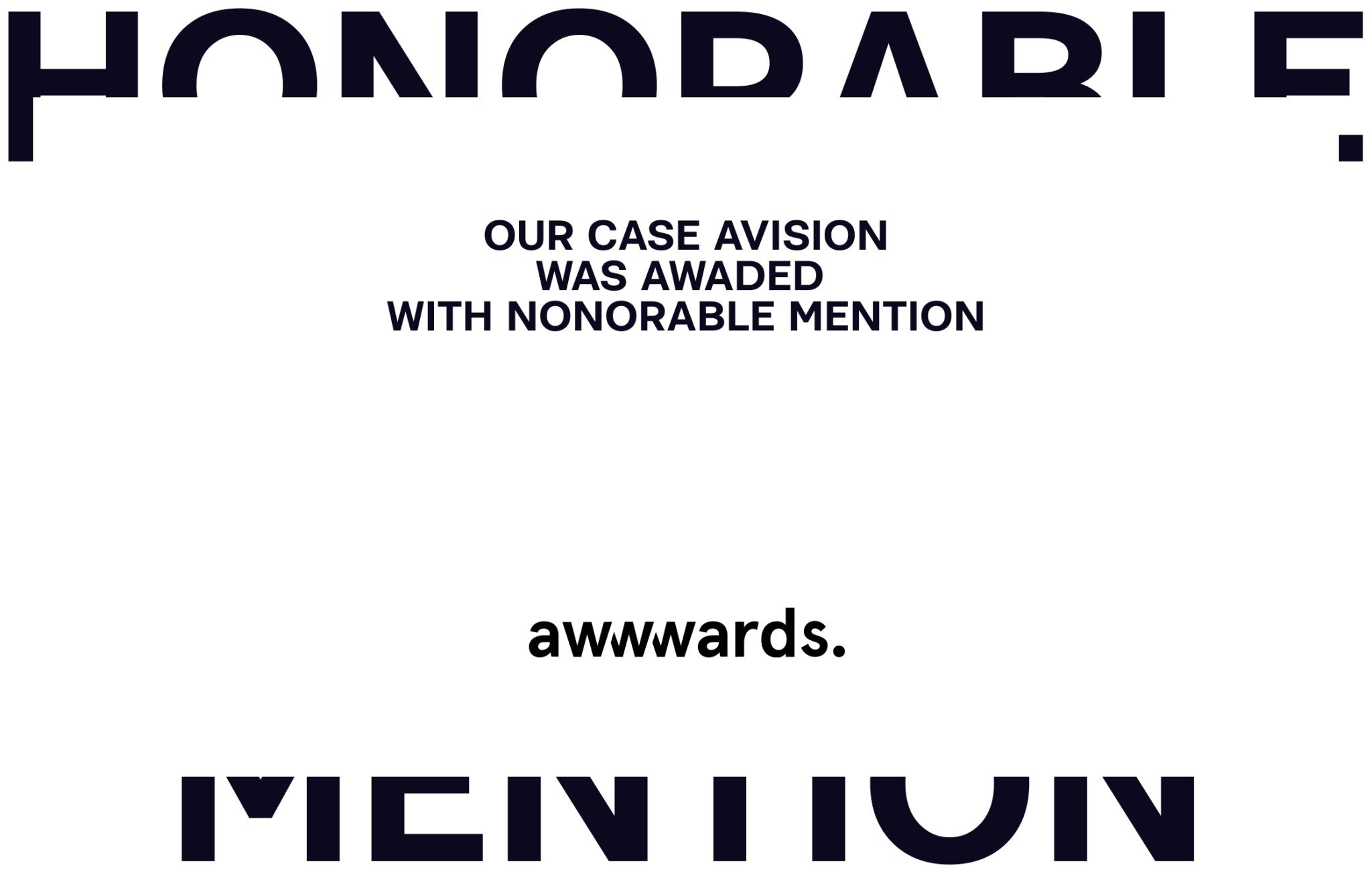 Avision Honorable Mention at Awwwards | VALMAX Design